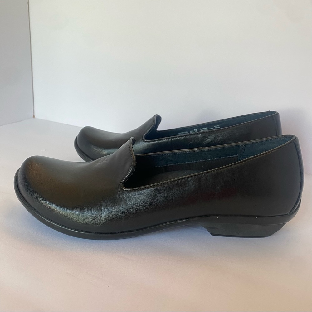 Dansko “Olivia” Black Shoe Size Eu 39 Leather Comfort - Gem